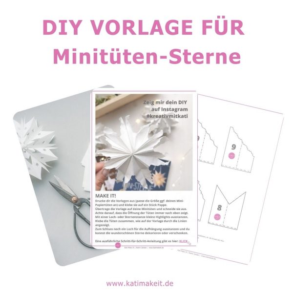 Mini Sterne Aus Papiertuten Anleitung