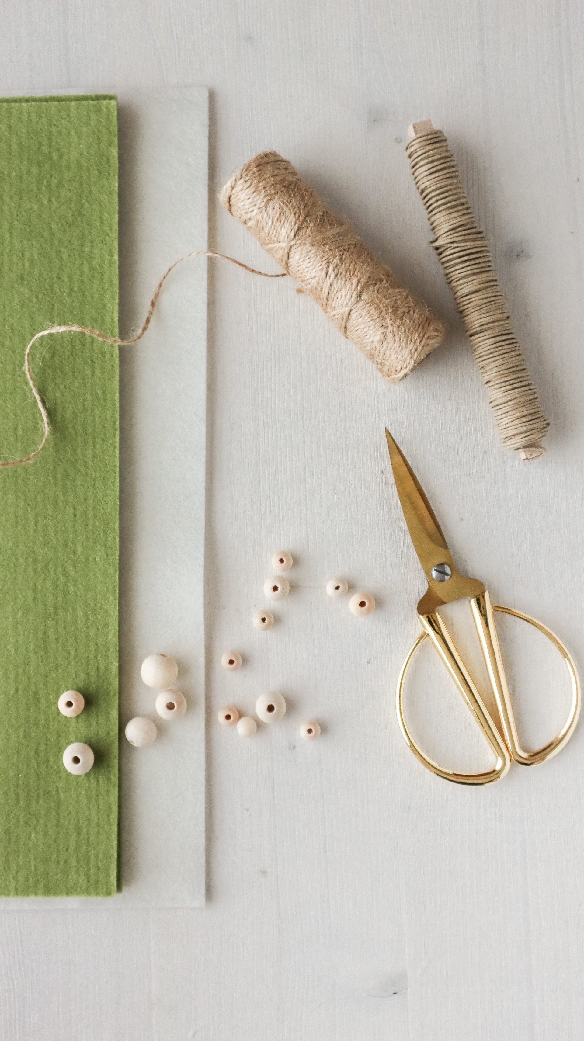 DIY-Girlande aus Filz einfach selber machen