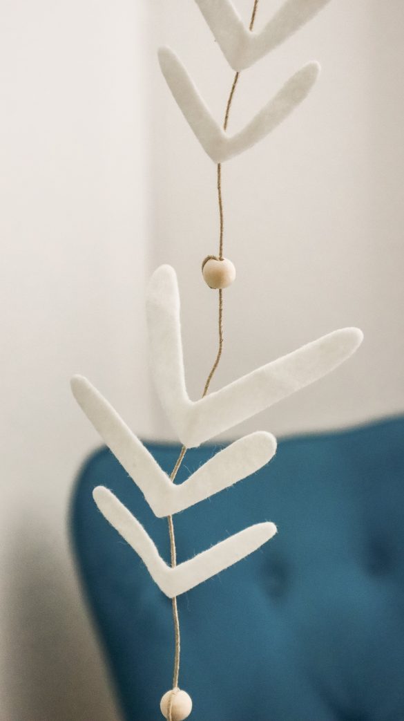 DIY-Girlande aus Filz einfach selber machen