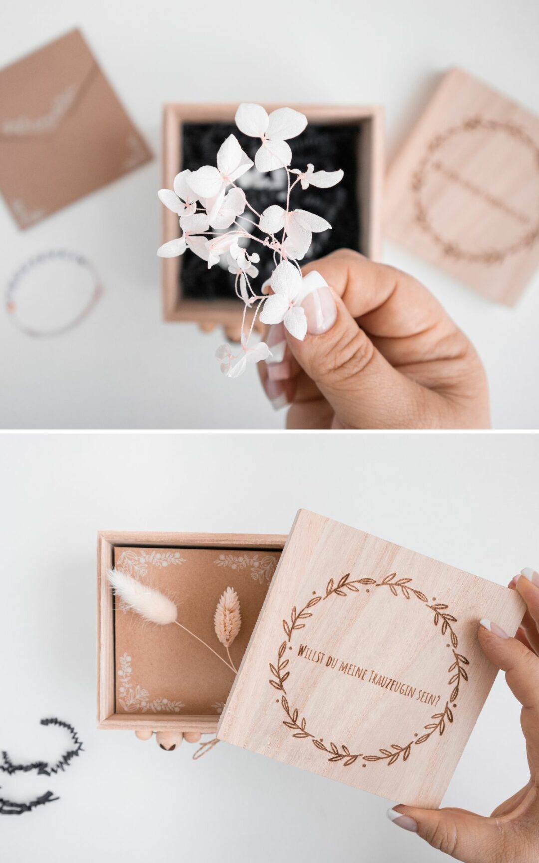 Trauzeugin fragen: Schönes DIY Trauzeugen Geschenk für deinen Antrag